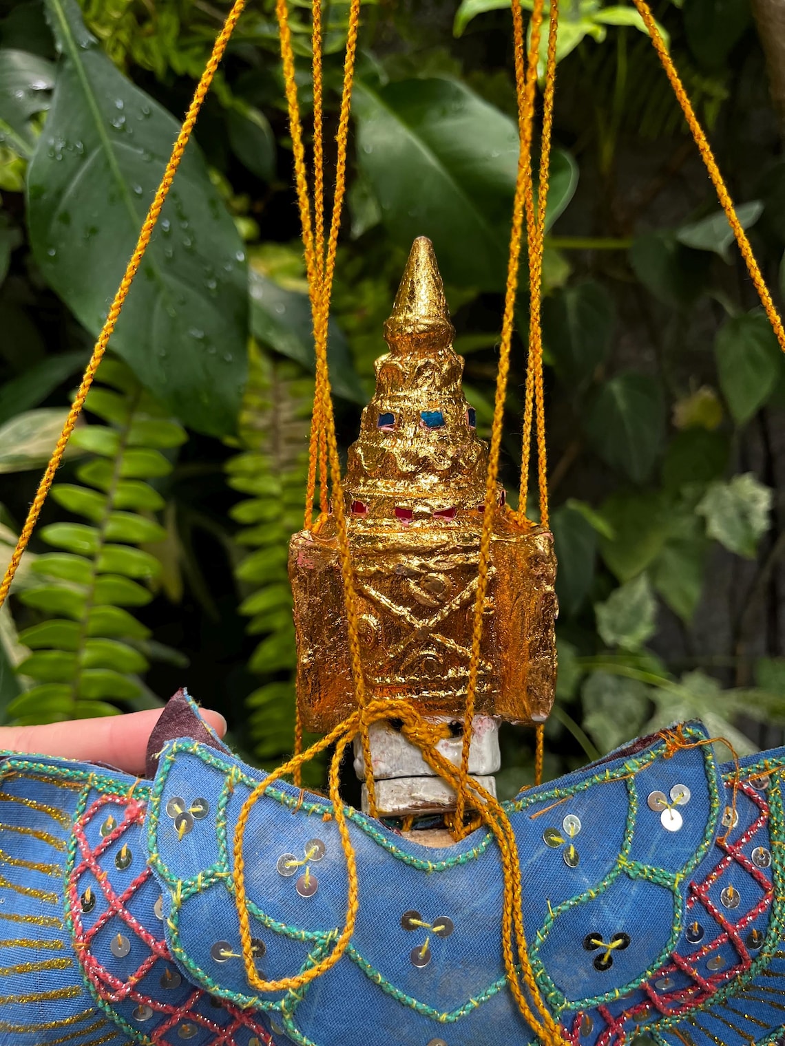 Angel Puppet | Hand-painted Traditional Marionette | Rare Southeast ...