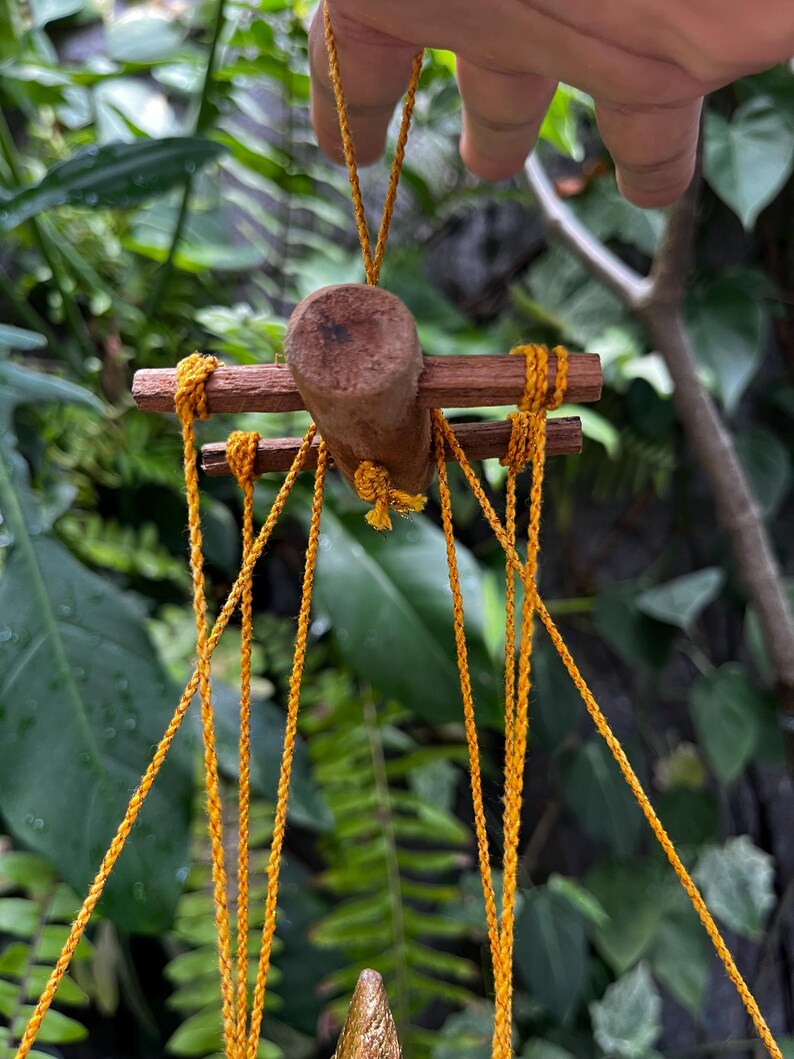 Angel Puppet | Hand-painted Traditional Marionette | Rare Southeast ...