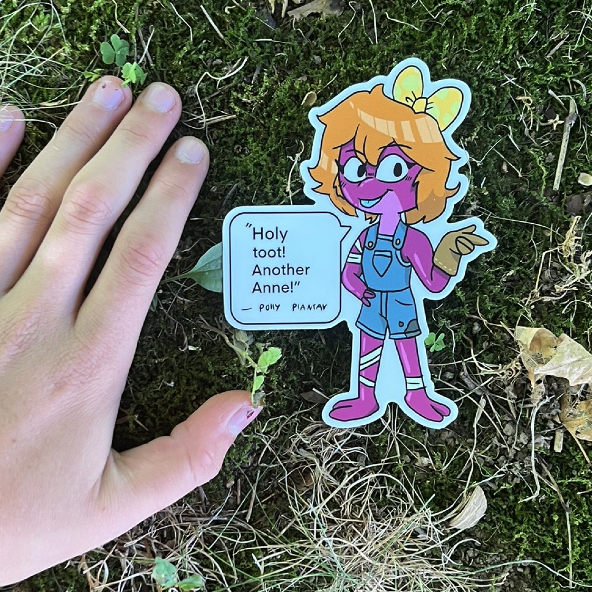 Polly From Amphibia Sticker - Etsy