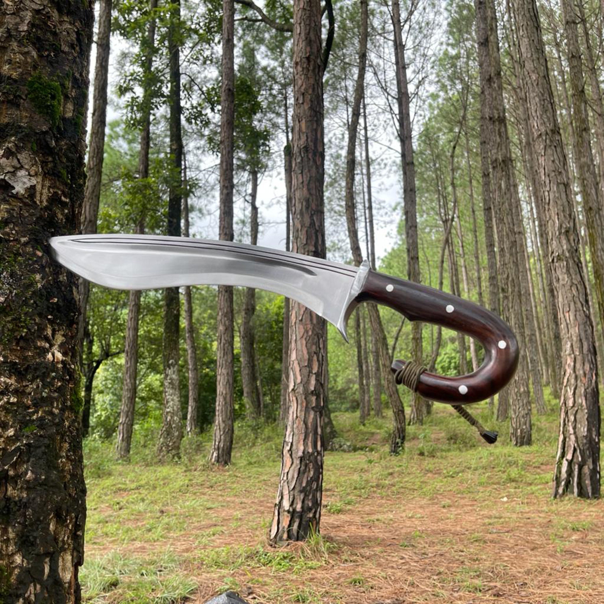 15 Inches Blade Kopis Sword Hand Forged Bushcraft Sword 5160 - Etsy ... 15 Inches Blade Kopis Sword Hand Forged Bushcraft Sword 5160 - Etsy ...