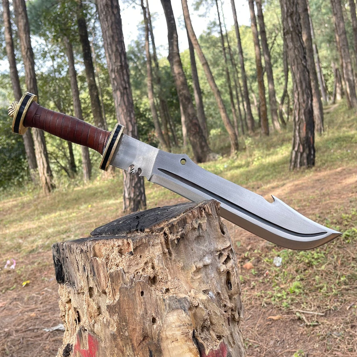 15 Inch Knife Hand-forged Knife Handmade Carbon Steel - Etsy