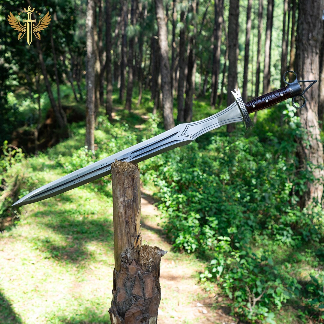 28 Viking Sword With Aesthetic Design, Medieval Sword Intricate Pommel ...