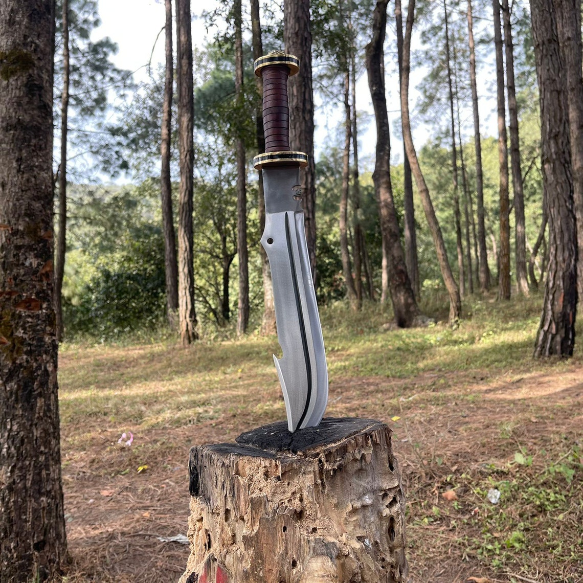 15 Inch Knife Hand-forged Knife Handmade Carbon Steel - Etsy