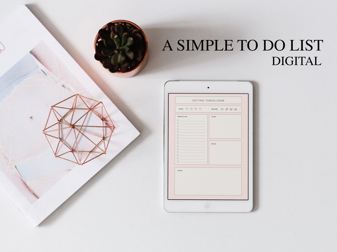  Goodnotes To Do List PDF Descargable E Imprimible Descarga Etsy M xico