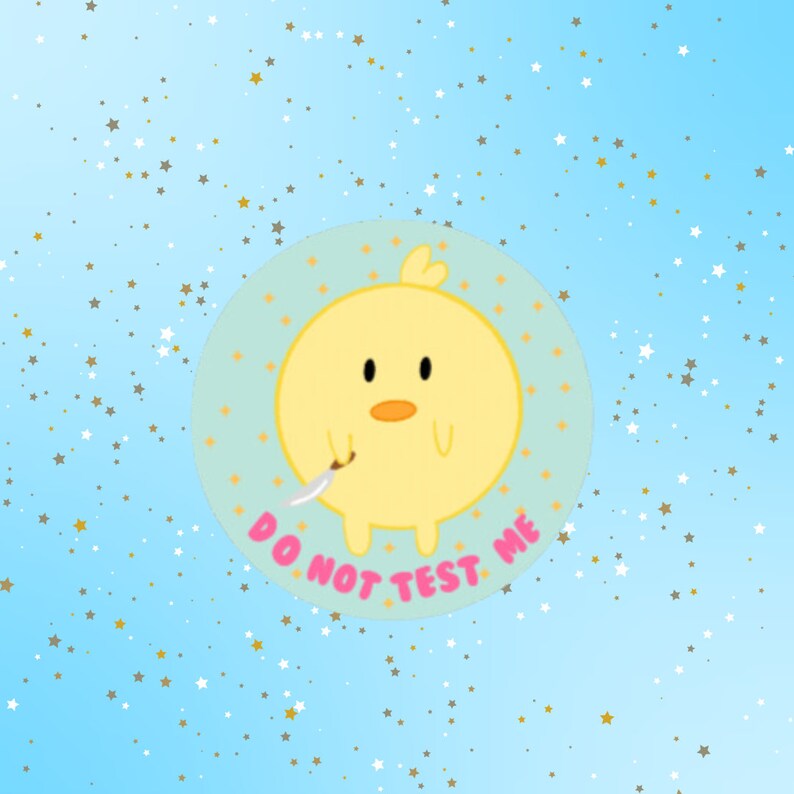 Do Not Test Me Sticker, Funny Stickers, Motivation Laptop Decals ...