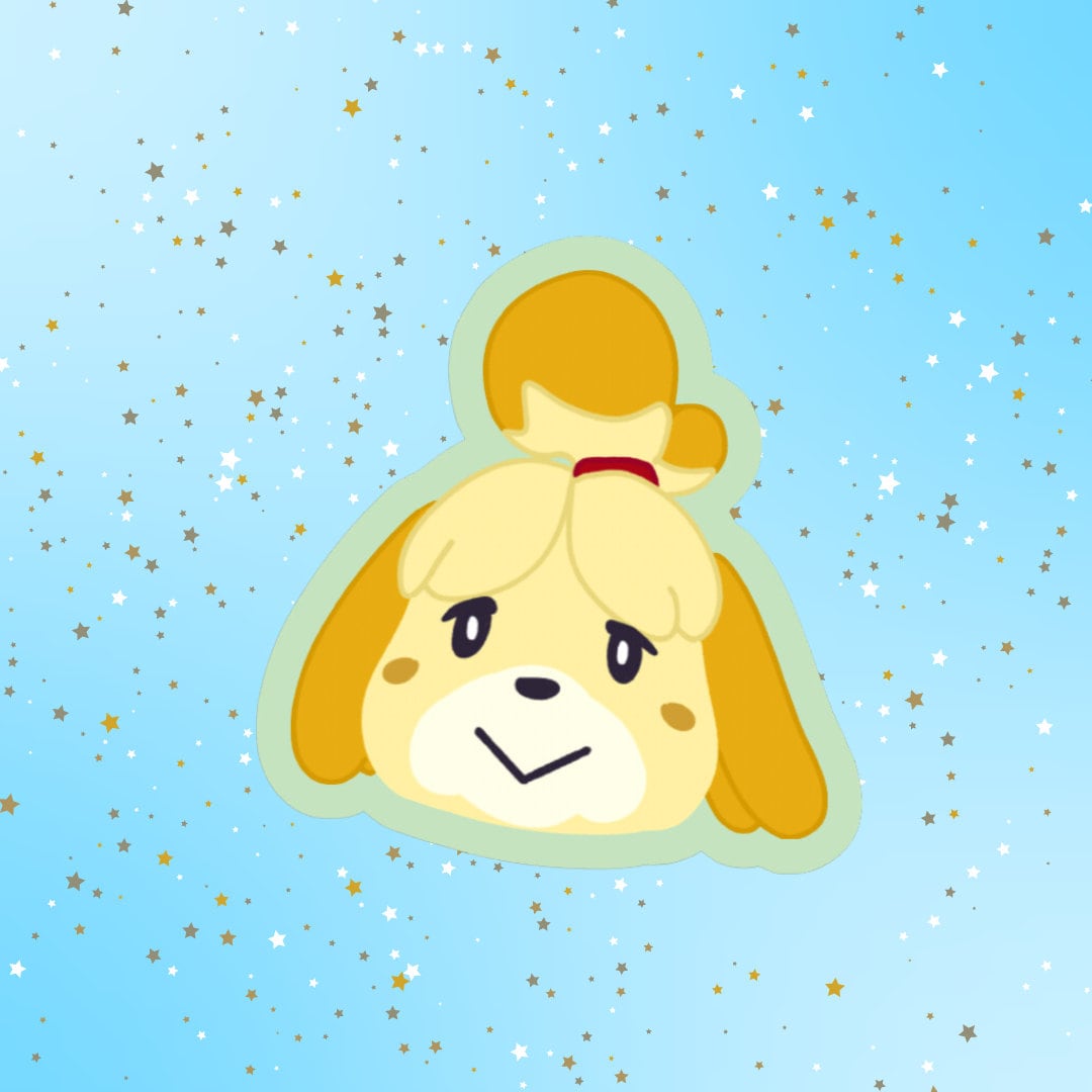 Isabelle ACNH Sticker, Funny Stickers, Motivation Laptop Decals ...