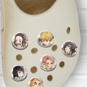 Demon Slayer Jibbitz: Giyu, Muichiro, Shinobu, Obanai, Rengoku, Mitsuri ...