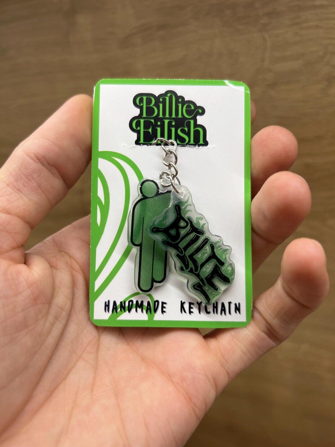 Billie Keychain - Billie Merch - Gift for Fans Eilish - Etsy