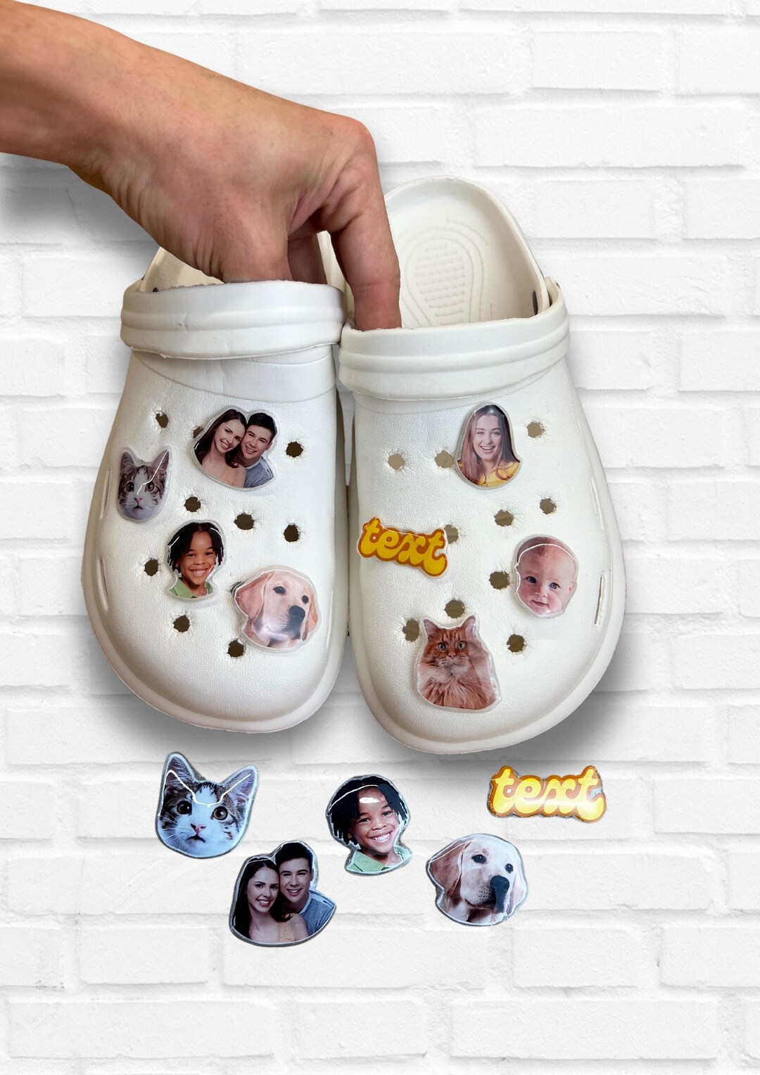 Custom Photo Jibbitz Custom Shoe Charms Personalized Accessories ...