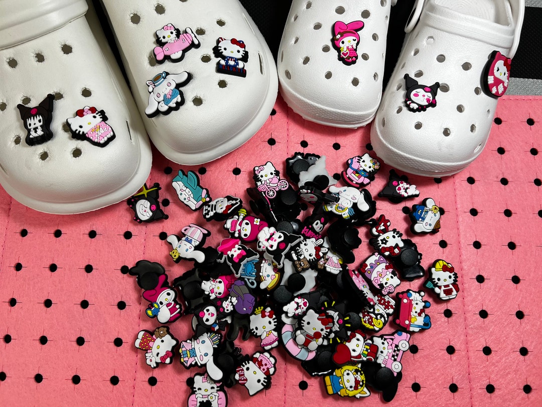 Sanrio Jibbitz Mymelody Kuromi Kitty Croc Charms Random Set - Etsy