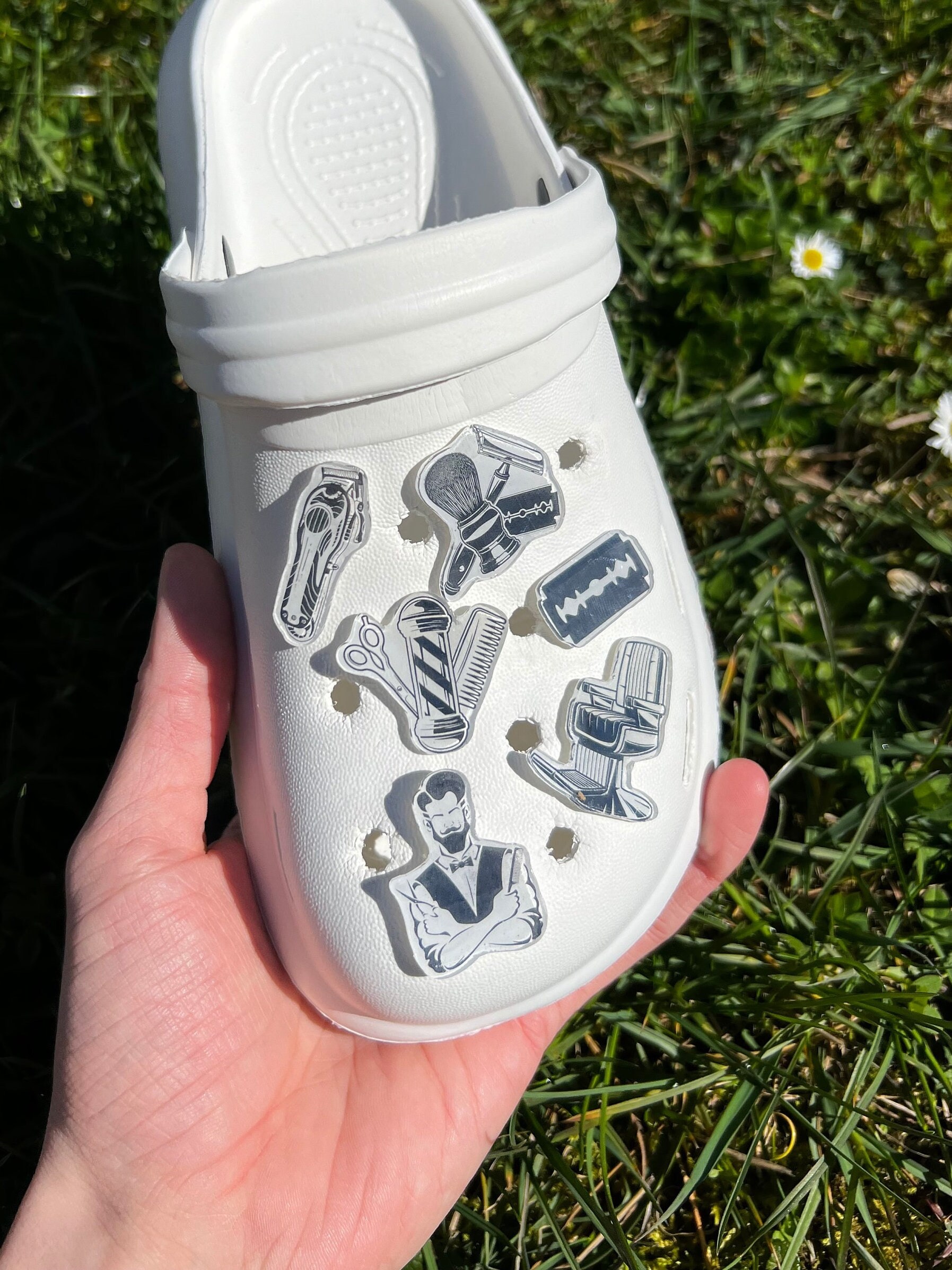 Barber Jibbitz Personalized Gift for Barbers Custom Croc Charms - Etsy