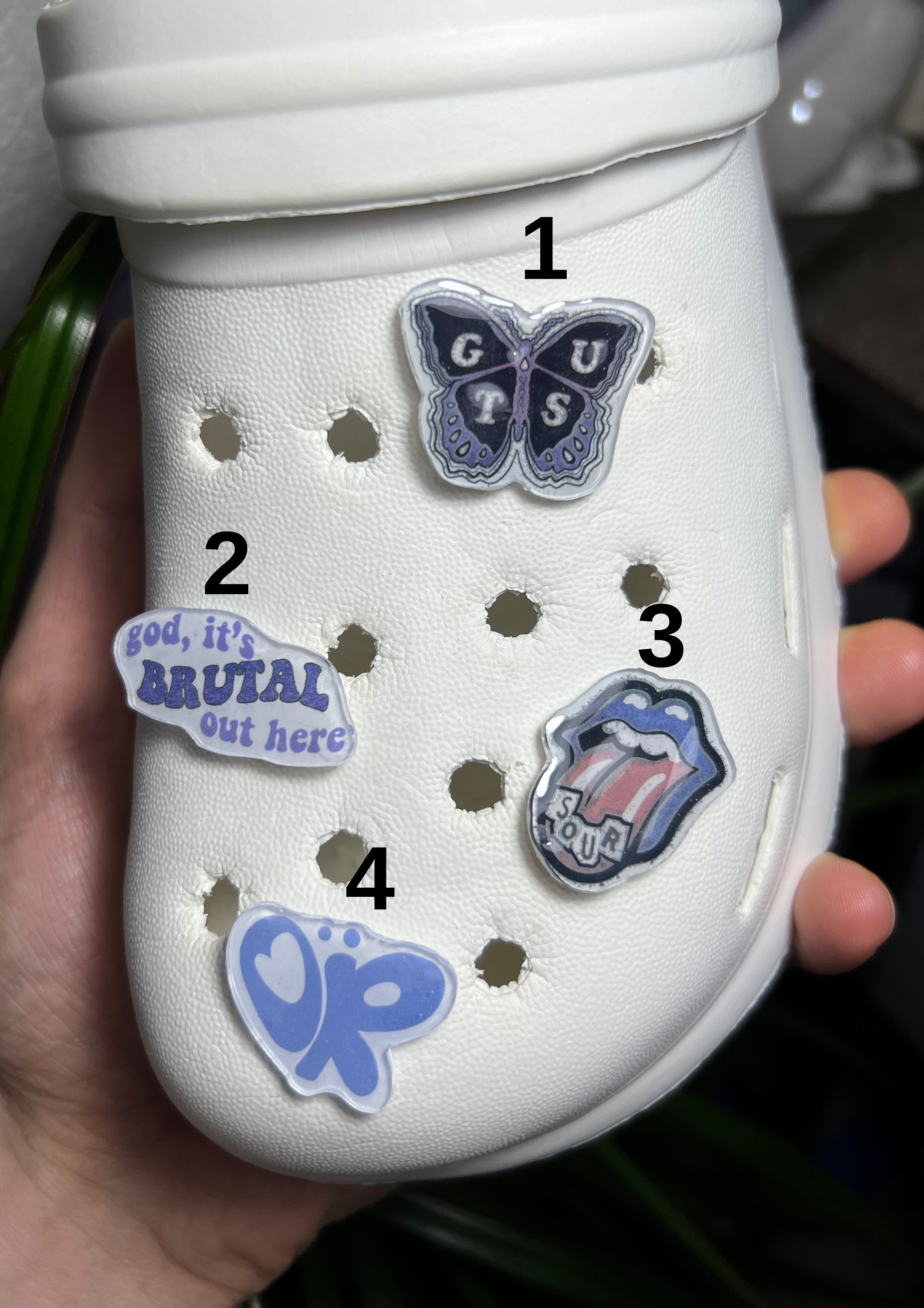 Olivia Rodrigo Croc Charms Custom Jibbitz - Etsy