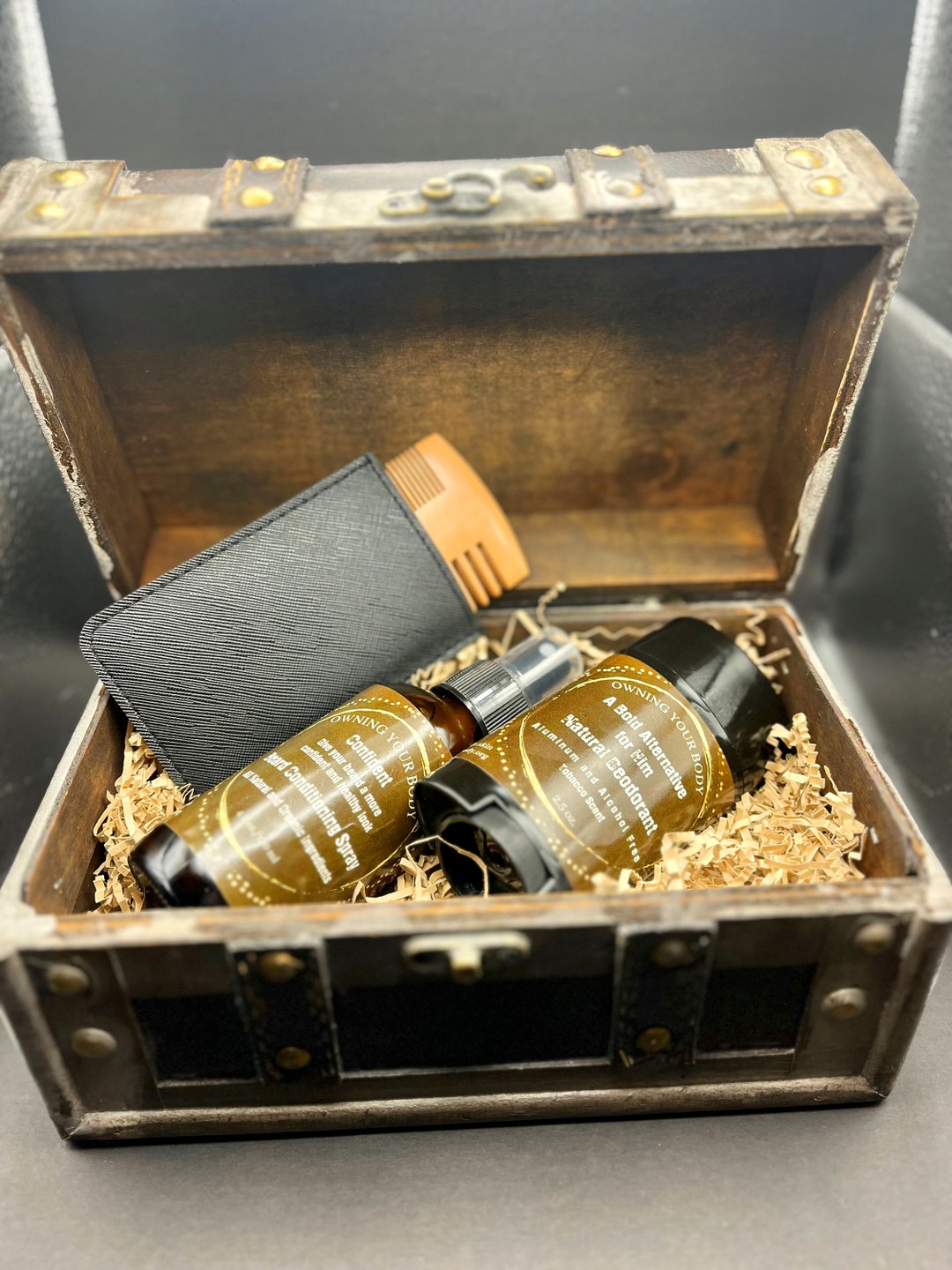 Bold Gift Set for Him in Keepsake Chest Box All Natural and - Etsy