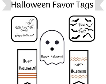 Halloween Candy Corn Gift Tag - INSTANT DOWNLOAD - Personalize, Happy ...