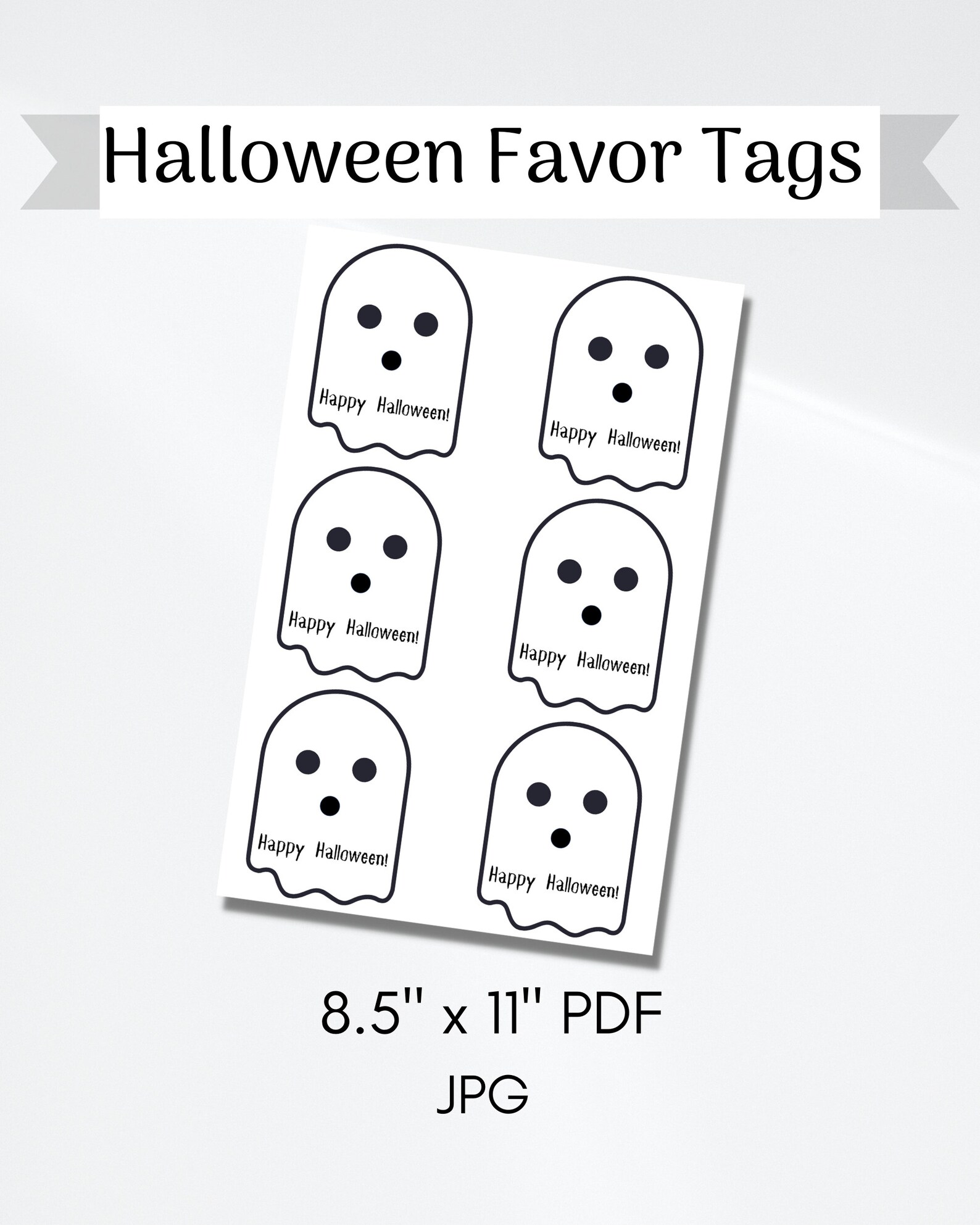 Halloween Bag Tag Printable Bundle, Favor Tags, Candy Bag Tags - Etsy