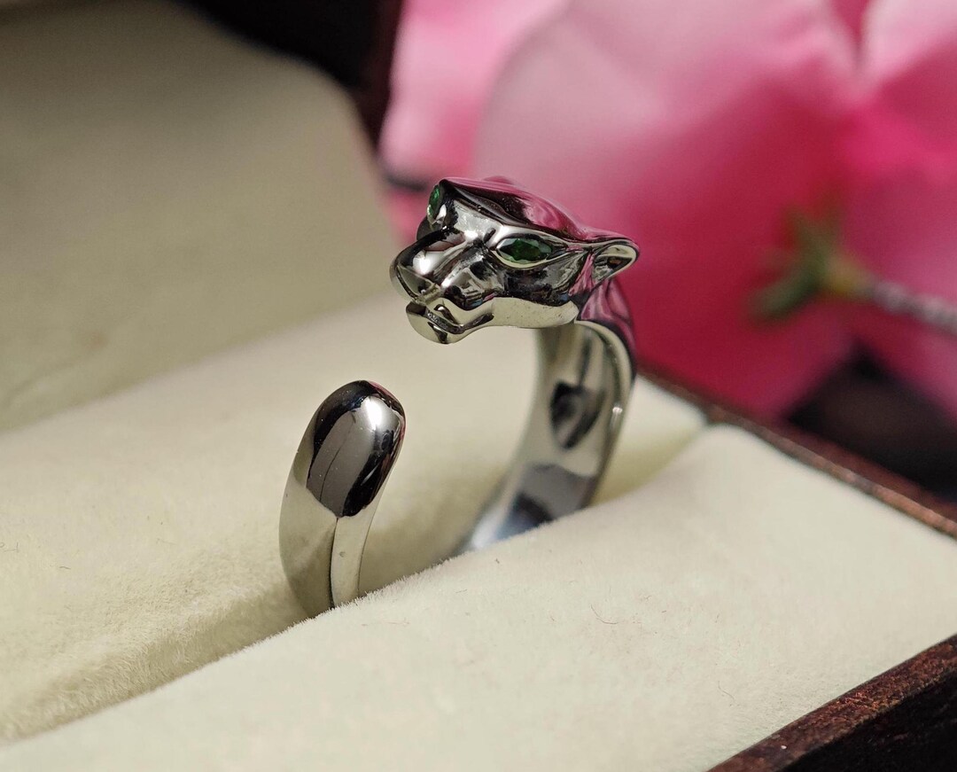 Black Panther Ring Tiger Ring Lion Ring Puma Ring Leopard Ring Jaguar ...