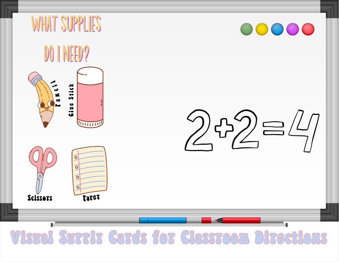 Visual Supply for Classroom Directions, Classroom Decor, Groovy Decor ...