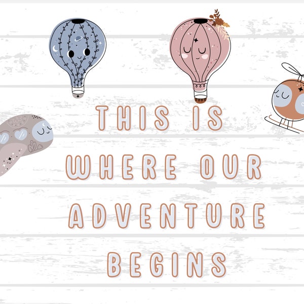 Hot Air Balloon Bulletin Board - Etsy