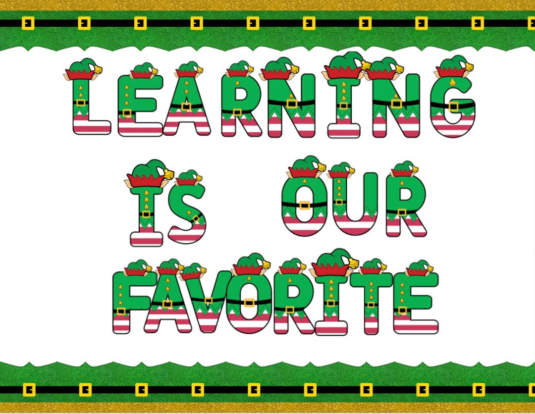 Learning is Our Favorite Printable Bulletin Board - Etsy