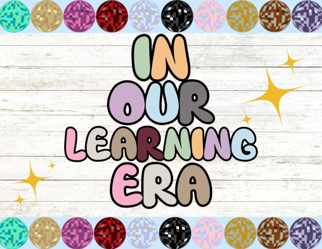 In Our Learning Era Bulletin Board Set - Etsy