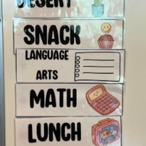 Daily Schedule Cards With Pictures - Etsy