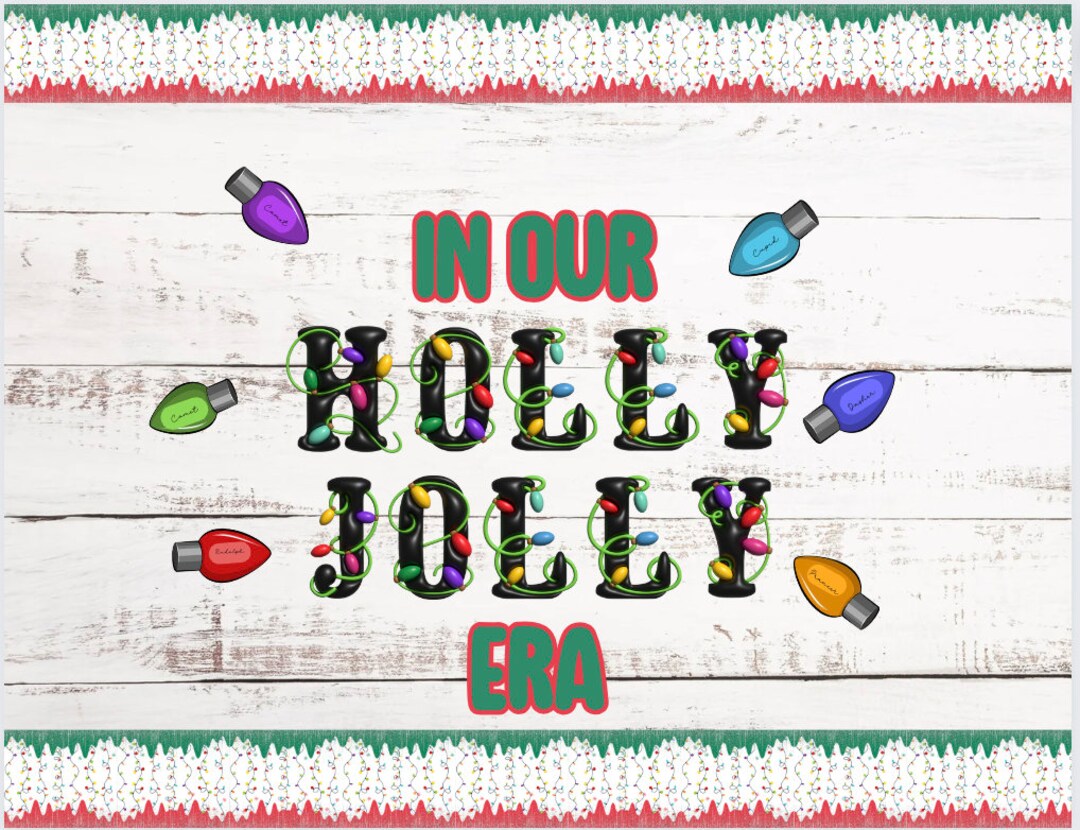 In Our Holly Jolly Printable Bulletin Board - Etsy
