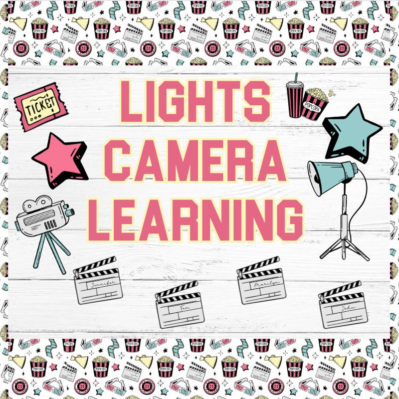 Lights Camera Action Svg - Etsy