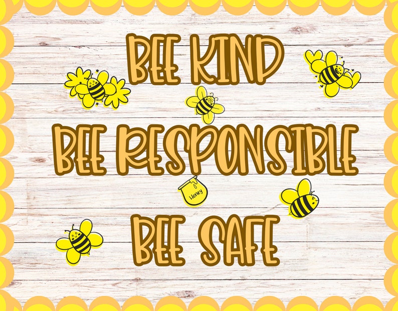 Buzzing Back to School With Busy Bee Bulletin Board - Etsy