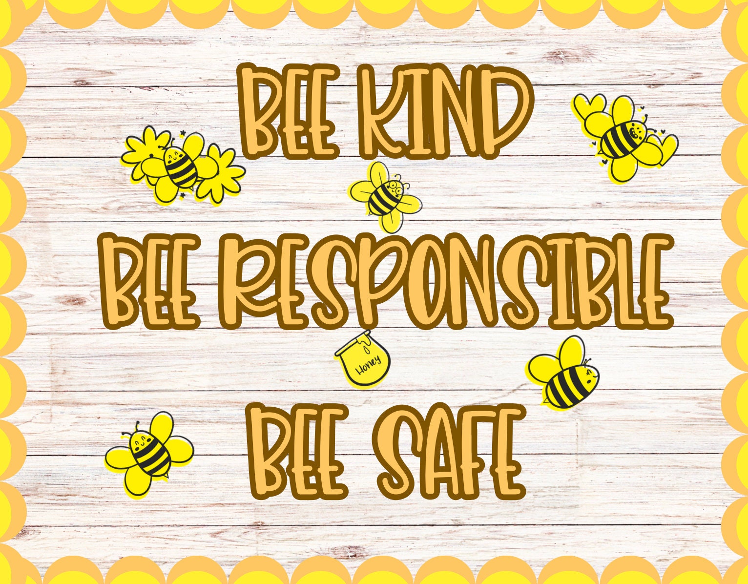 Buzzing Back to School With Busy Bee Bulletin Board - Etsy