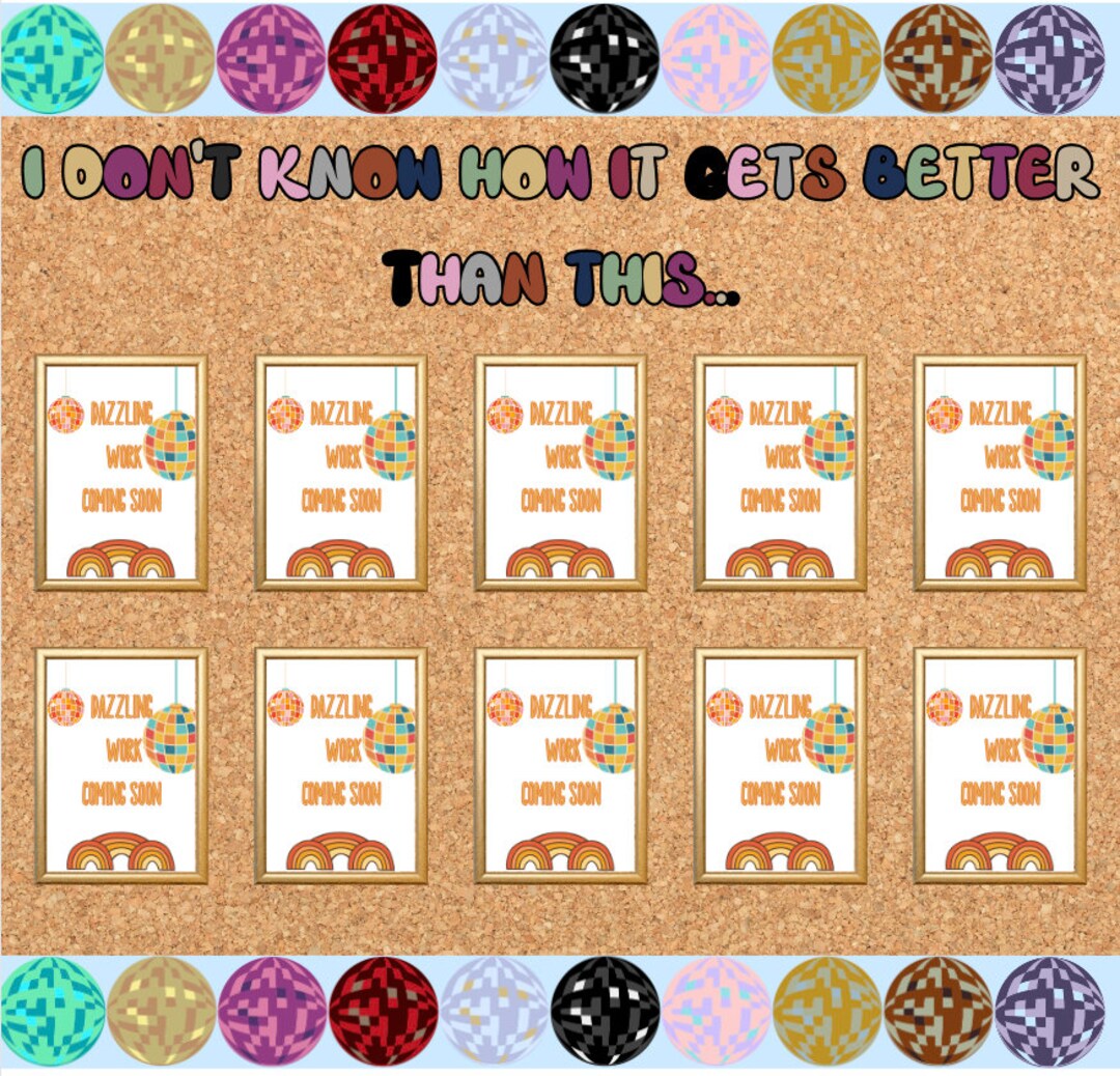 Printable Fearless Student Work Bulletin Board Kit - Etsy
