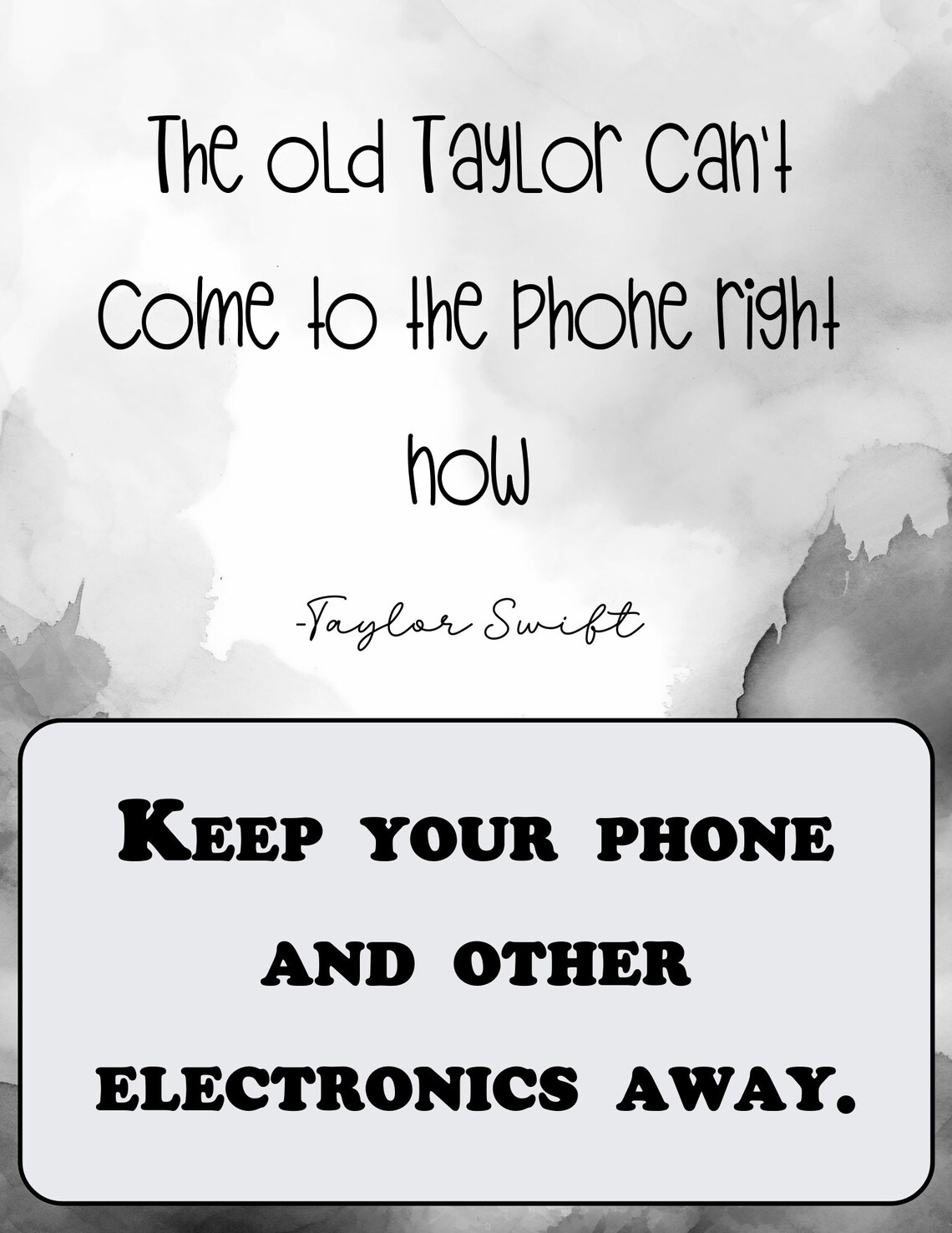 Classroom Rules as Told by Taylor Swift Printable Posters - Etsy