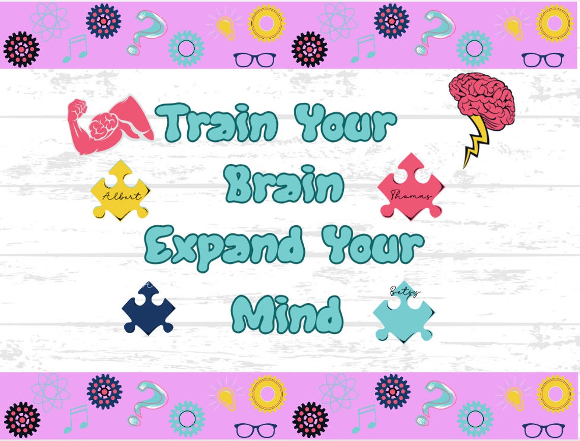 Mind-blowing Bulletin Board: Train Your Brain and Expand Your Mind! - Etsy
