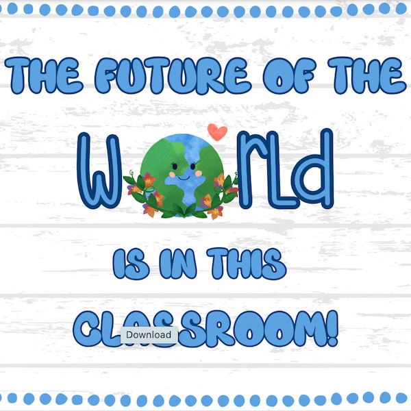 The Future of the World is in This Classroom Bulletin Board - Etsy