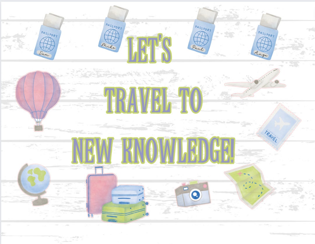 Embark on a Journey to Discover New Knowledge: A Printable Travel ...