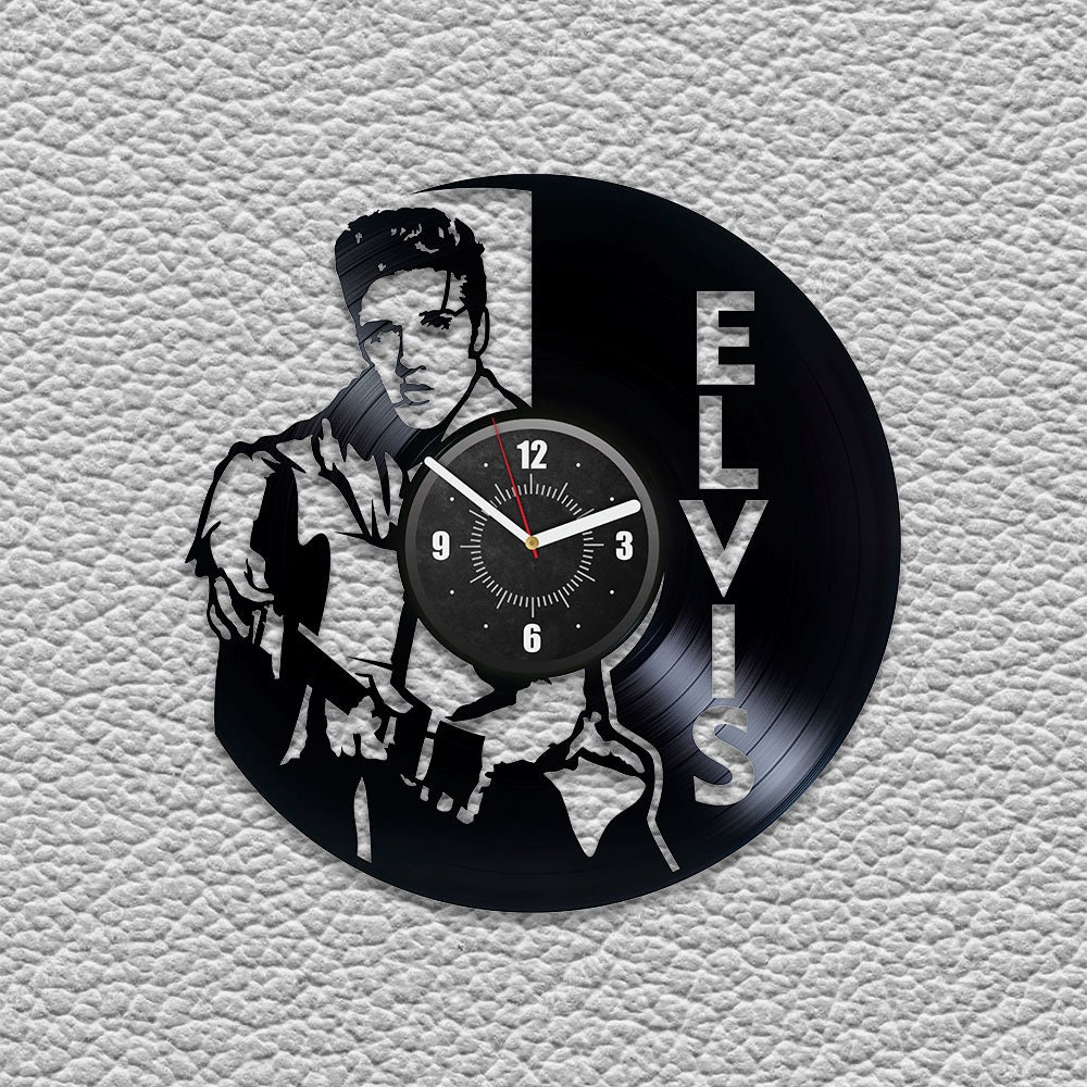 Elvis Presley Rock N Roll King Vinyl Record Clock Music Legend - Etsy