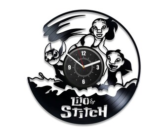 Lilo and Stitch Wall Clock - Etsy