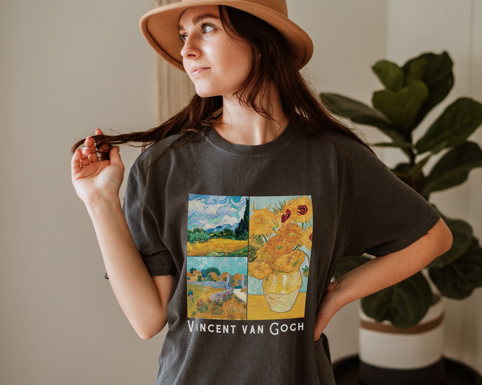 Van Gogh Shirt, Art Shirt, Aesthetic Clothes, Vincent Van Gogh, Indie T ...