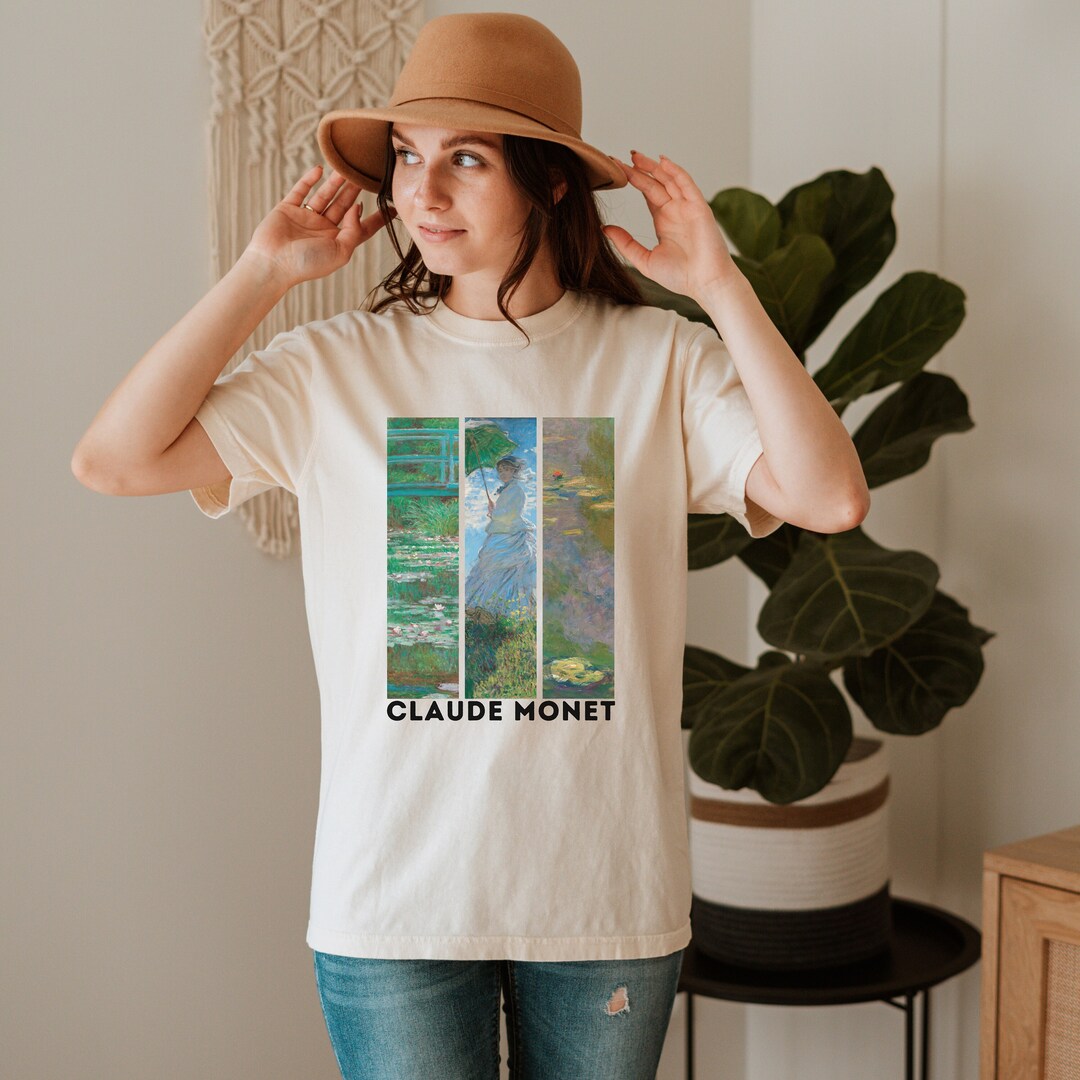 Claude Monet Shirt , Monet T Shirt , Art Shirt , Aesthetic Clothing ...