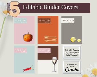 Binder Cover Printable Aesthetic - Etsy