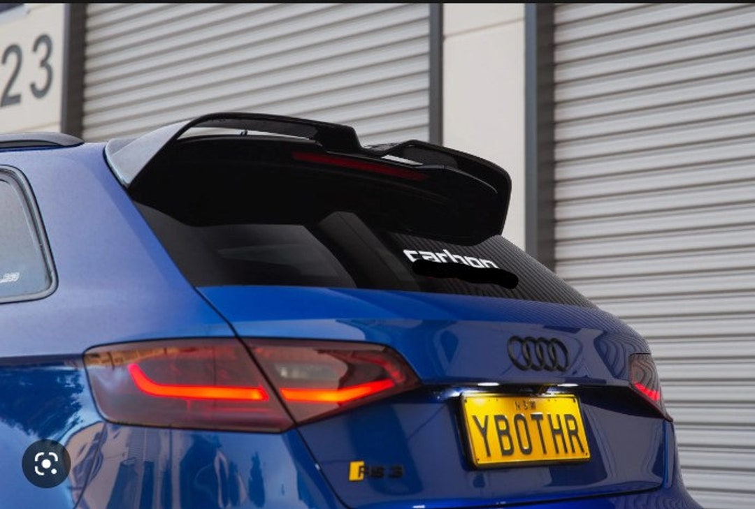 AUDI RS3 Spoiler RS Style Fit for A3 S3 RS3 OEM Factory Fit - Etsy