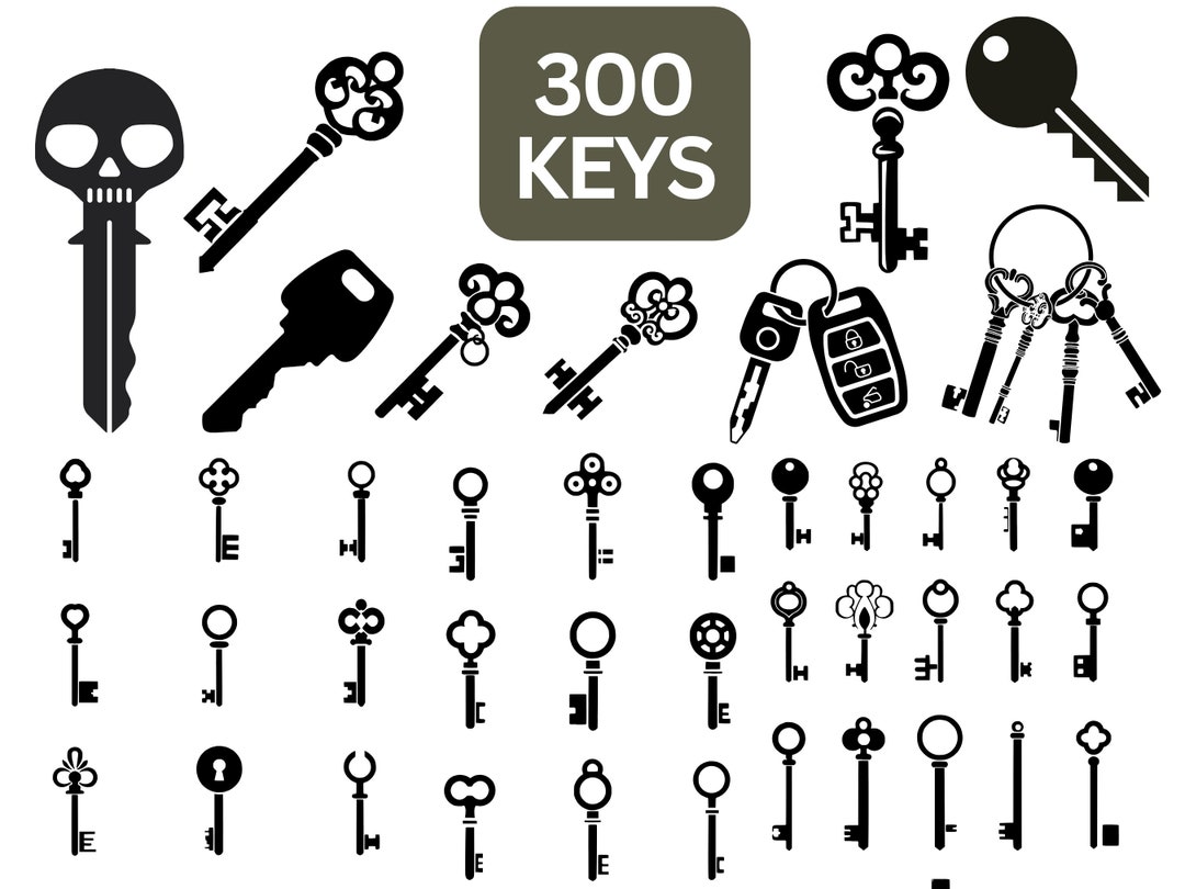 Key Svg Bundle,magic Key Svg,vintage Key Svg,lock Svg,key Lock Clipart ...