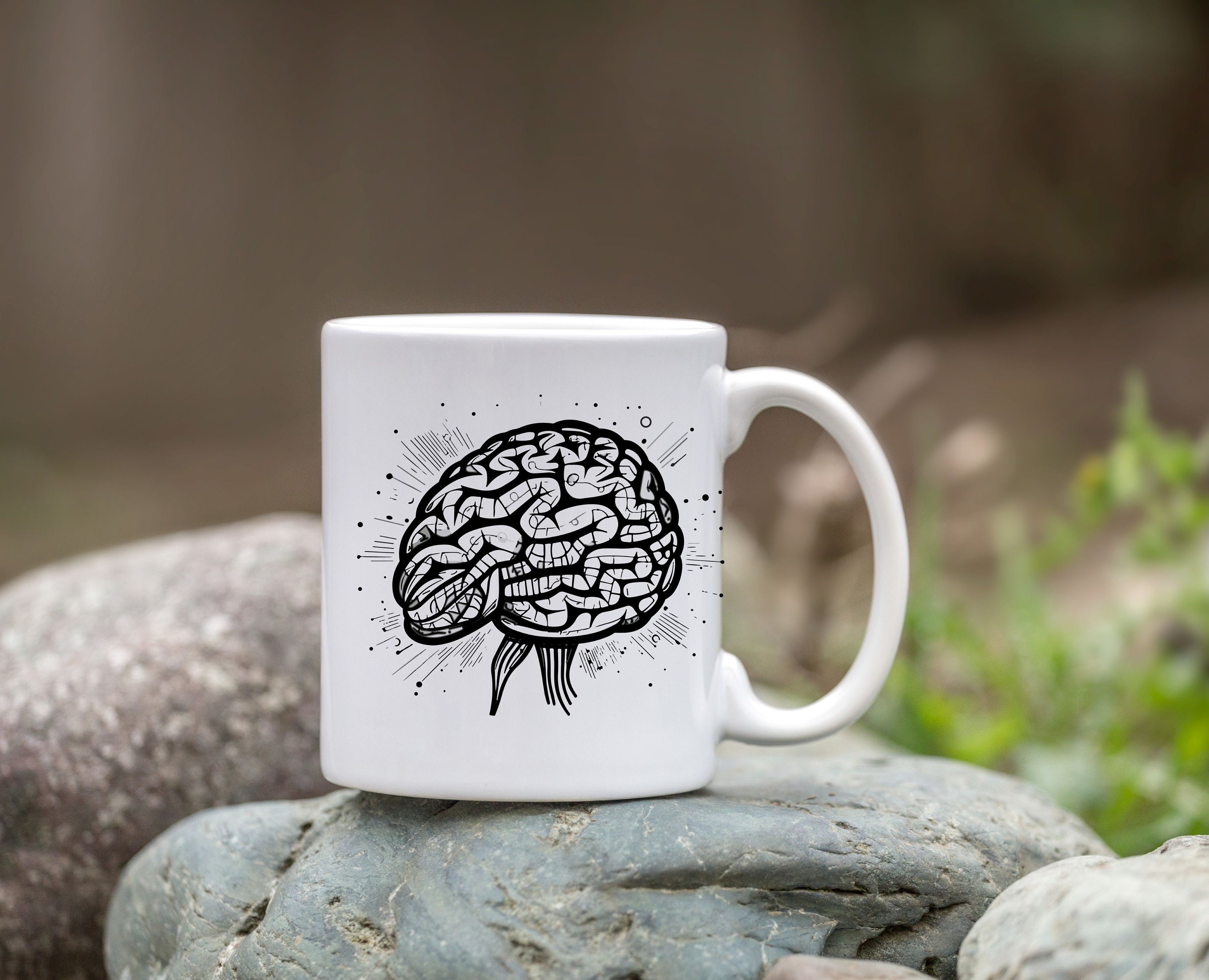 Brain SVG Human Brain Svg Brain Clipart Mind Svg Brain - Etsy