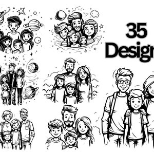 Family SVG Bundle, Family Dxf, Family Png, Family Eps, Family Vector ...