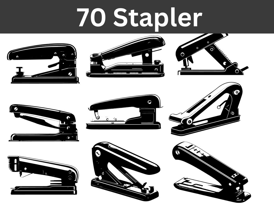 Stapler Outline SVG, School Supplies Svg, Office Svg, Stapler Clipart ...