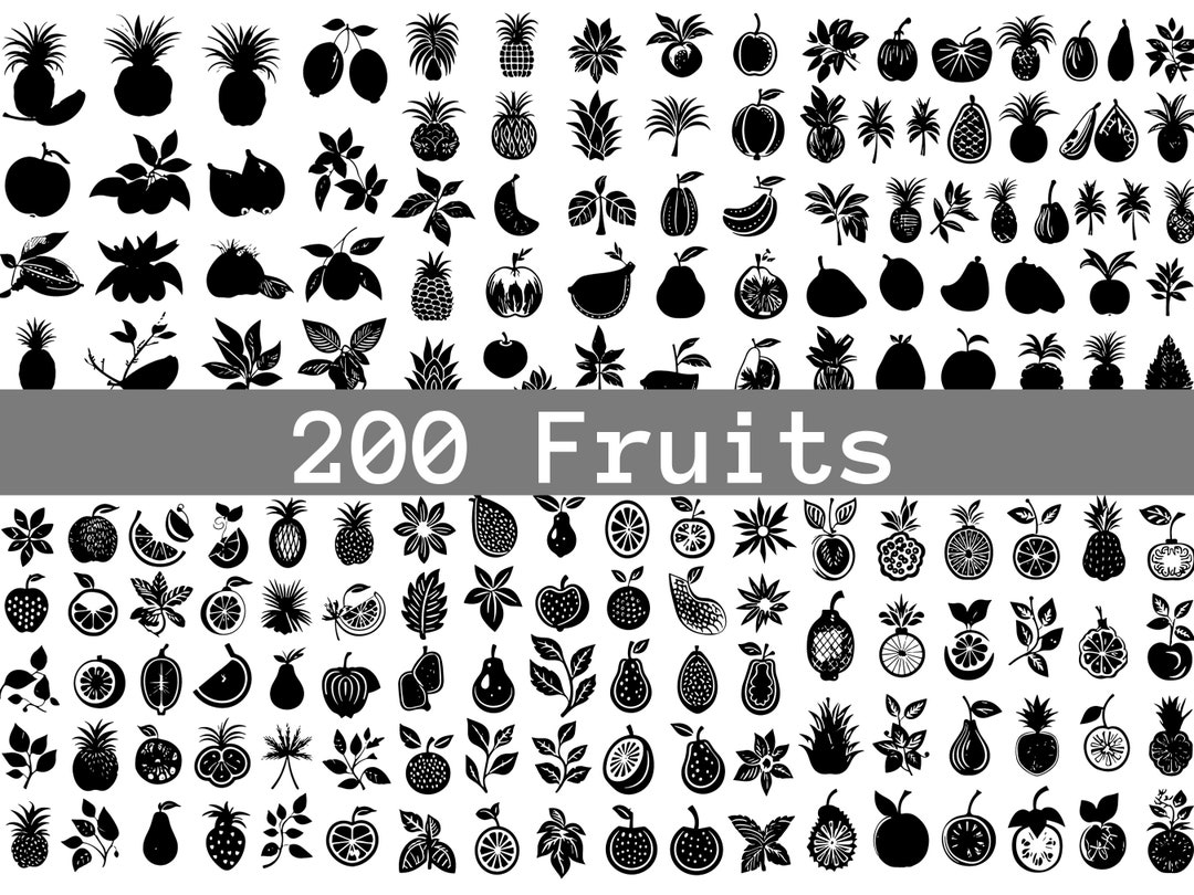 Fruits and Vegetables Svg Kawaii Fruit Svg Cute Fruit Svg for Shirt ...
