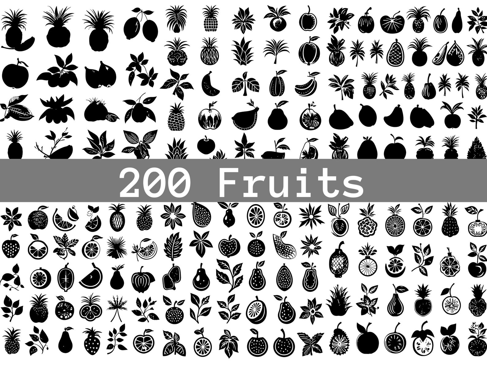 Fruits and Vegetables Svg Kawaii Fruit Svg Cute Fruit Svg for Shirt ...
