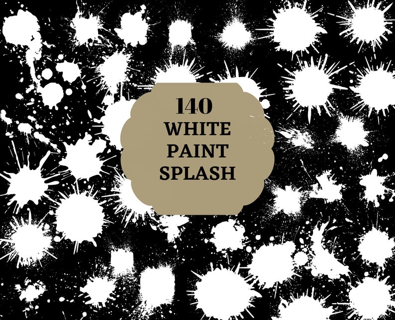Big Paint Splatter SVG Bundle Paint Splats Svg Paint Svg - Etsy