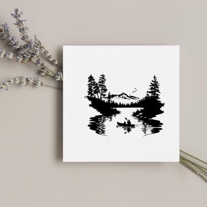 River Scene SVG Bundle, River Scene Dxf, River Scene Png, River Scene ...