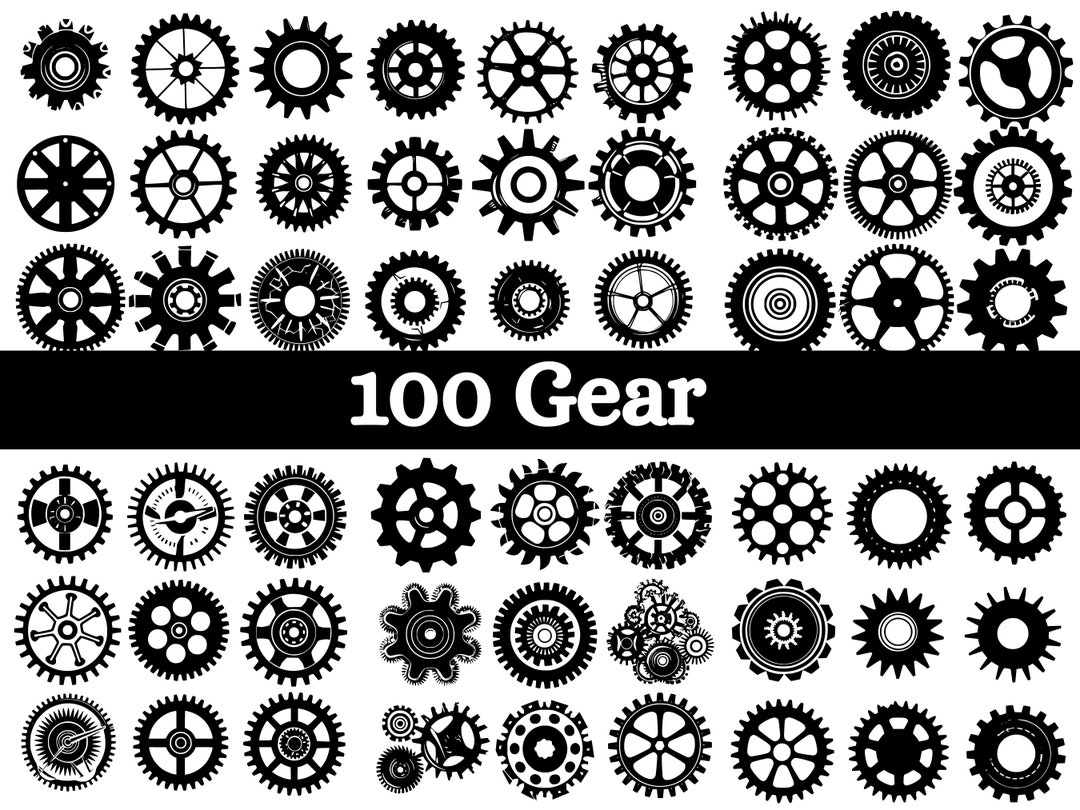Gears SVG Bundle, Gears Dxf, Gears Png, Gears Eps, Gears Vector, Gears ...