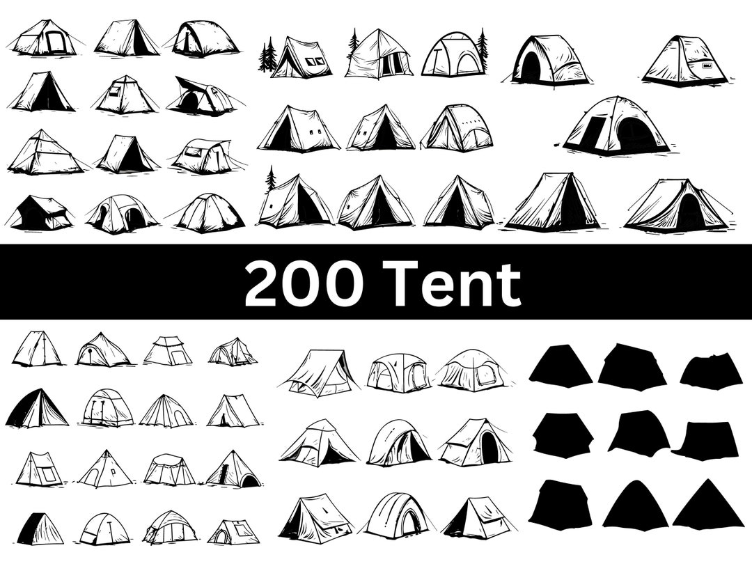 Bundle Tent Svg, Camping Tent Svg, Camping Svg, Tent Files for Cricut ...